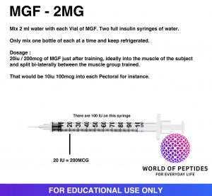 MGF – Everything you need to know. | World Of Peptides