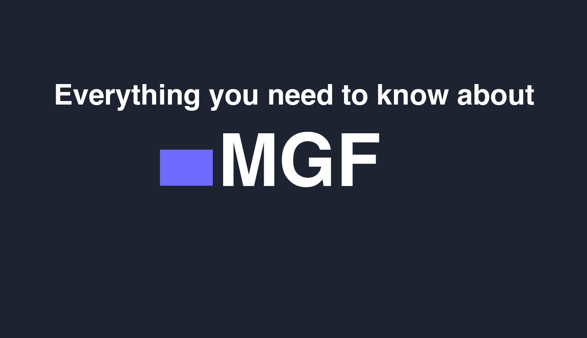 MGF – Everything you need to know. | World Of Peptides