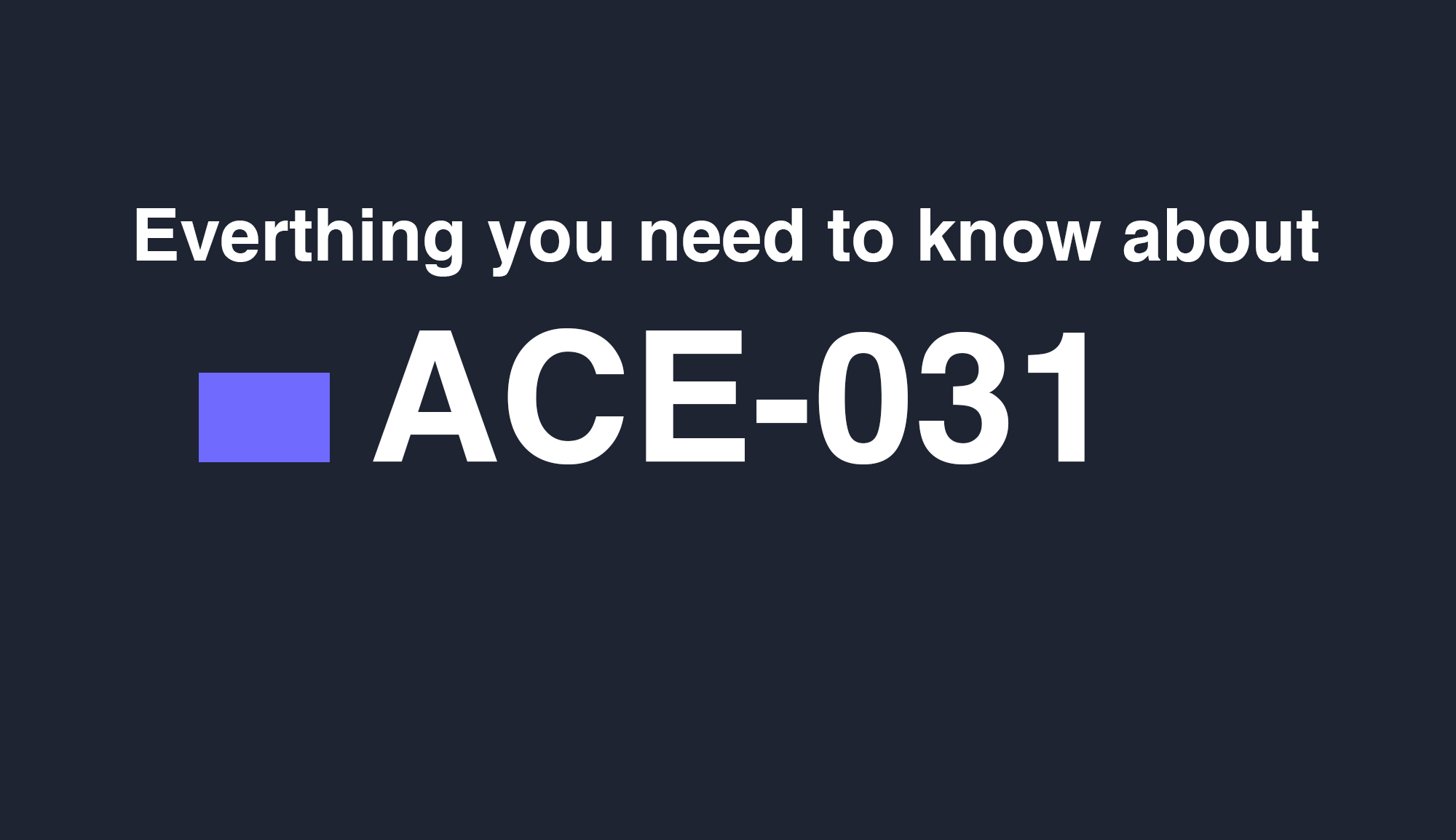 ACE-031 - Everything you need to know. | World Of Peptides